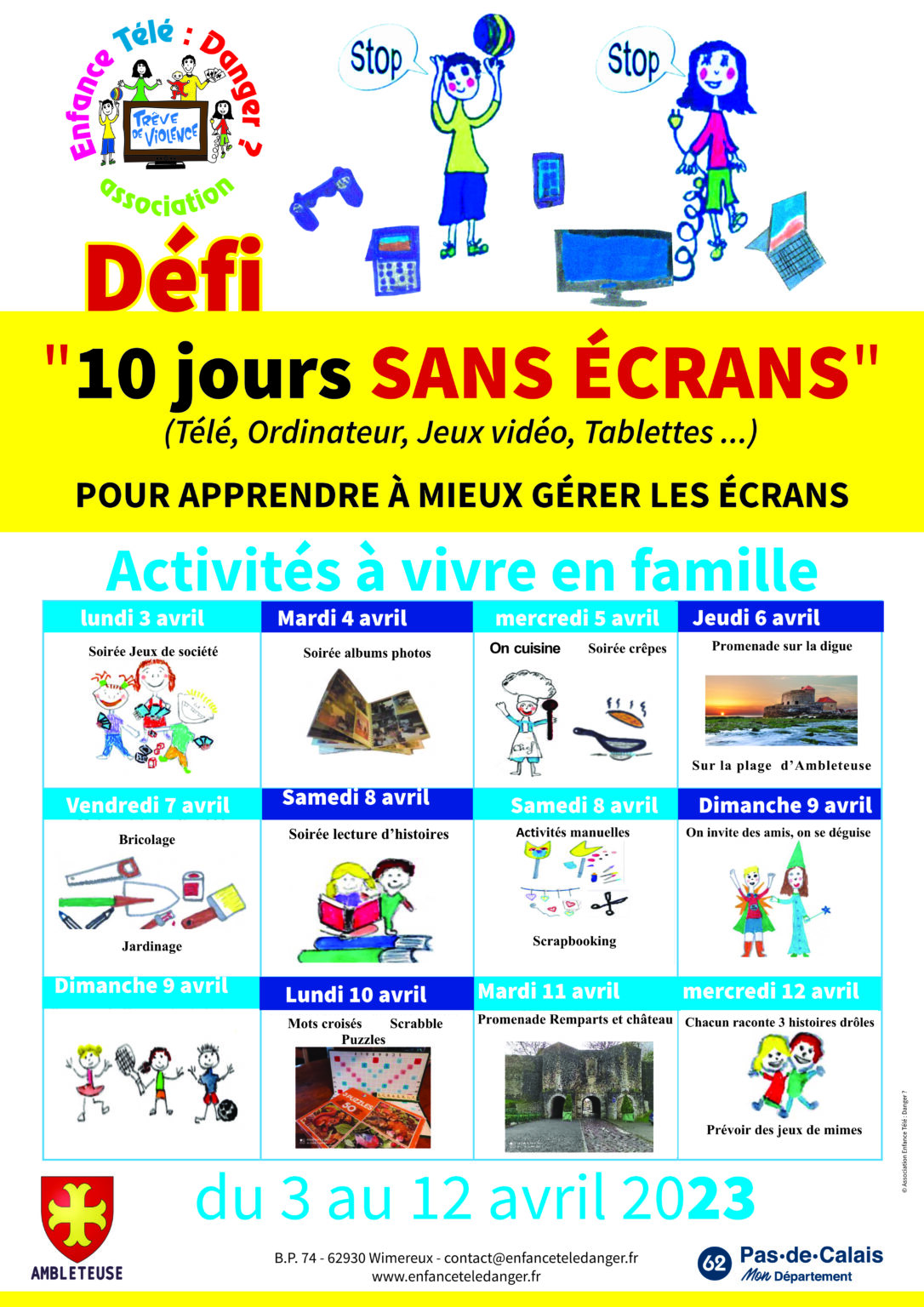 Ambleteuse se mobilise pour le challenge "10 jours sans écran" : une ...